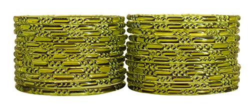 Buy The Golden Cascade TGC Beautiful Transparency Design Glass Bangle ...