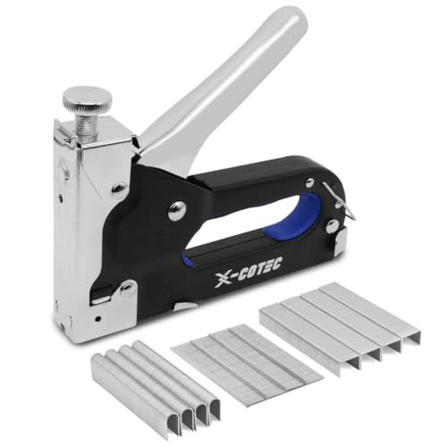 X-COTEC Staple Gun Heavy Duty with 600 Staples, 3 in 1 Heavy Duty ...