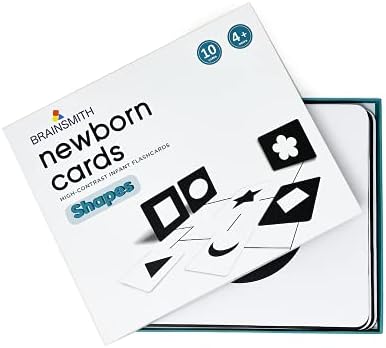 Buy Brainsmith Flash Card for Babies - Shapes Learning, High-Contrast ...