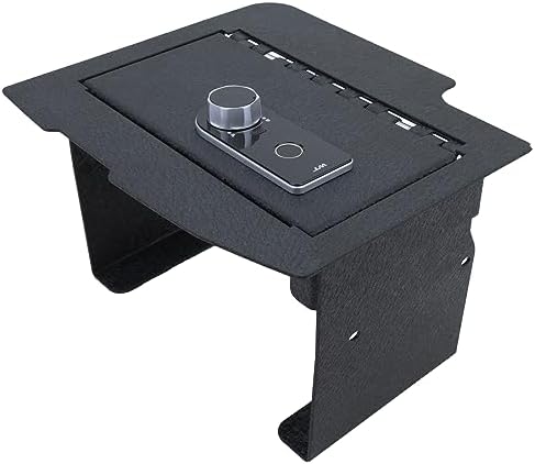 Amazon.com: Center Console Gun Safe Vault - WASAI Console Lock Box ...