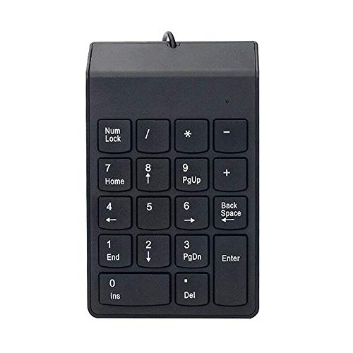 PRAV® 2X(USB Numeric Keypad,USB 18 Key Number Numeric Keypad Keyboard for Laptop R1R6 : Amazon ...