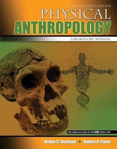 Amazon.com: Physical Anthropology Laboratory Manual: 9781792453045 ...