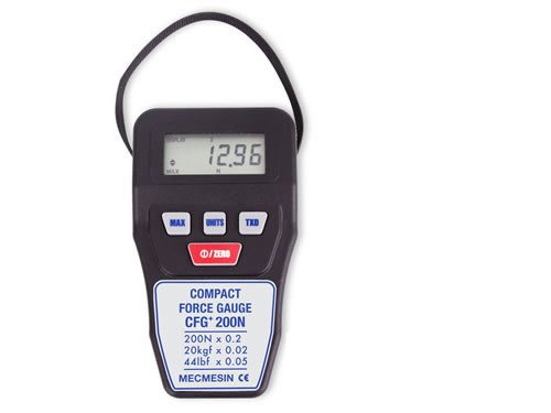 Mecmesin Compact Force Gauge Plus 200N: Amazon.com: Industrial & Scientific