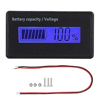 Ubervia® LCD Battery Display, Battery Capacity Display Simple Setting ...