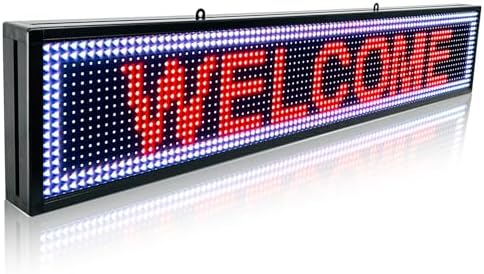 Amazon.com : LED Name Tag for Business, Rechargeable LED Card Screen ...