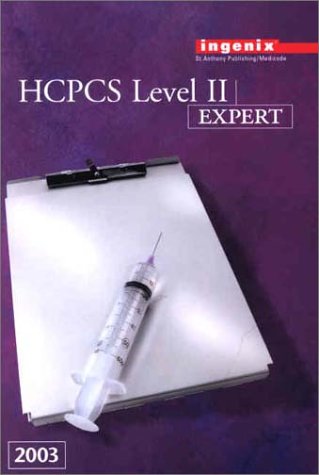 2003 HCPCS Expert: Level II Code Book (Compact): 9781563298592 ...