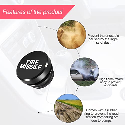 Snapklik.com : Cigarette Lighter Plug Cover For Car, Billet Aluminum ...
