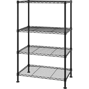 STORACK 4 Shelf Heavy Duty Height Adjustable Foldable Boltless Metal ...