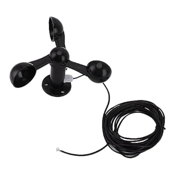 Amazon.com: Wind Speed Anemometer Cups, 360 Degree Three Cups Wind ...