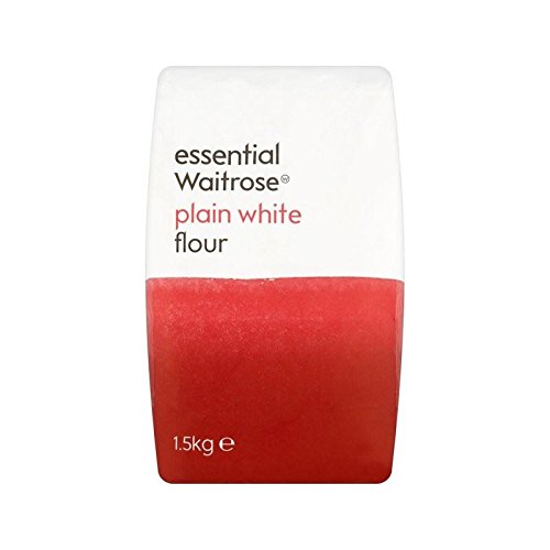 Amazon.com: Plain Flour essential Waitrose 1.5kg - Pack of 4