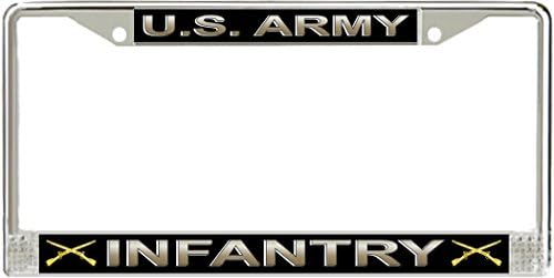 Amazon.com: MilitaryBest U.S. Army Infantry License Plate Frame ...