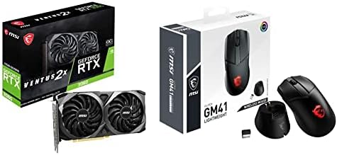 Amazon.com: MSI Gaming GeForce RTX 3060 12GB Clutch GM41 Lightweight ...