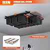 Amazon.com: TORACK Garage Ceiling Bin Storage Rack, Overhead Tote ...