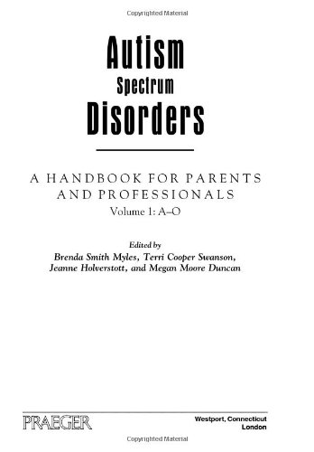 Amazon.com: Autism Spectrum Disorders [2 volumes]: A Handbook for ...