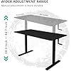 Amazon.com: Win Up Time Whole Piece Desktop Manual Standing Desk ...