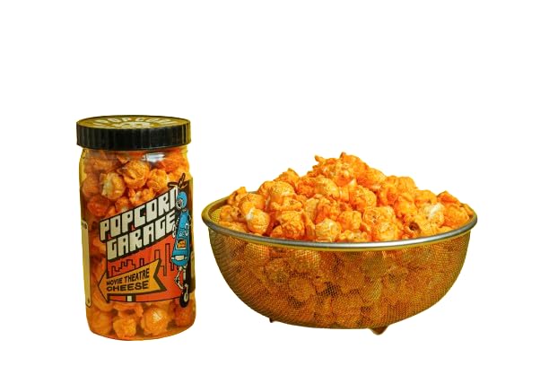 POPCORN GARAGE Movie Theatre Cheese Popcorn jar |Popcorn Jar Combo Pack ...