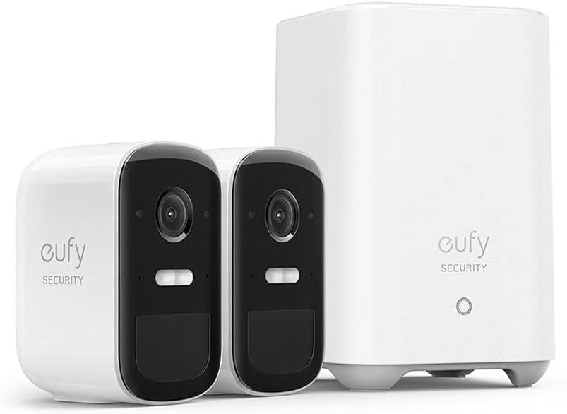 Eufy Security by Anker eufyCam 2C Pro Wireless Home Security System with 2K Resolution, 180-Day ...
