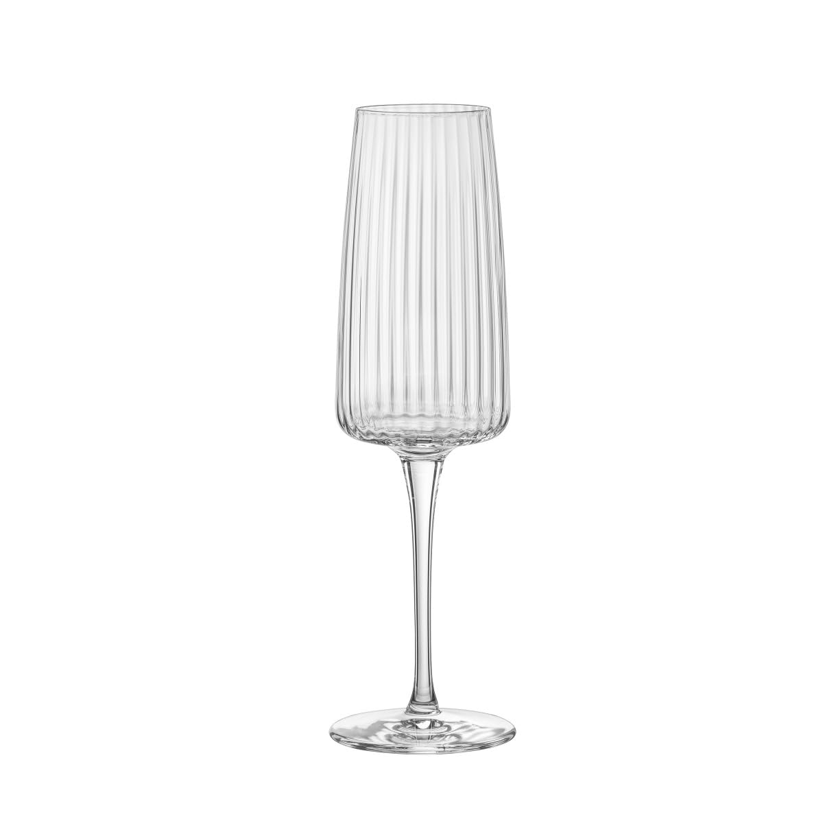 Amazon.com | Bormioli Rocco Exclusiva - 8.5 Oz. Prosecco Glasses, Set ...