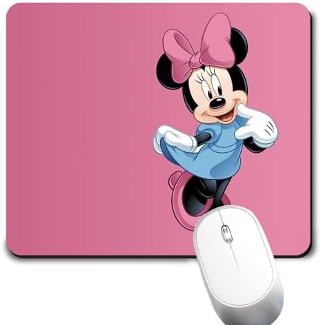 Amazon.com: Mouse Pad Pink Backgroud Mousepad Non-Slip Rubber Funny ...