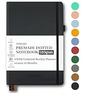 Amazon.com : SIMSIMY Premade Dotted Journal Notebook with Bullet ...
