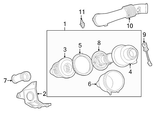 Amazon.com: Genuine Ford 3C3Z-9B659-AA Air Intake Hose : Automotive
