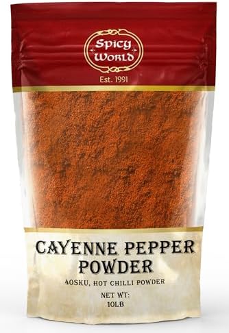 Amazon.com: Cayenne Pepper Powder Bulk 5 LB All Natural Red Pepper ...