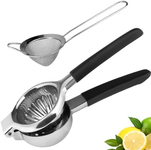 Amazon.com: Lemon Squeezer Stainless Steel, Premium Quality - Heavy ...