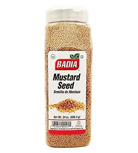 Amazon.com : Badia Whole Spice, Mustard Seed, 24 oz : Mustard Spices ...