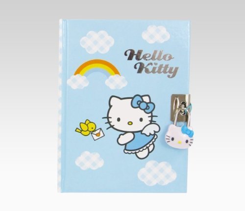 Hello Kitty Diary with Lock and Key: Angel Kitty [parallel import goods ...