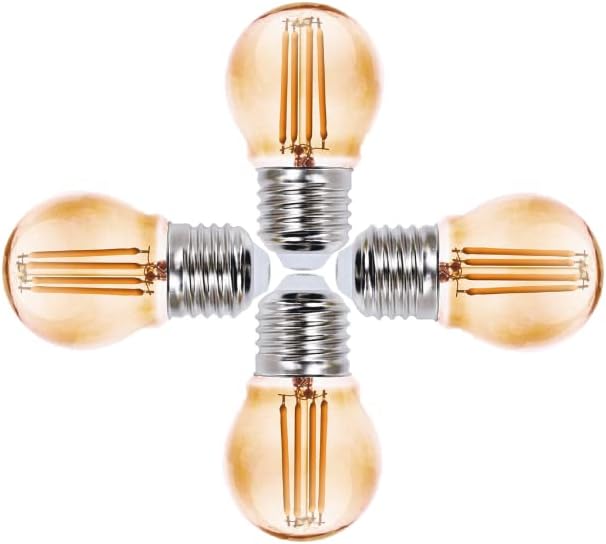 Royalux 4Pack Dimmable LED Vintage Filament Antique Edison Light Bulb ...