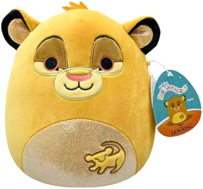 Amazon.com: SQUISHMALLOWS Original Disney Soft Toys 20 cm Simba, Multi ...
