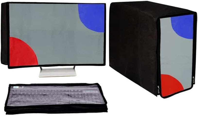 GUTSAV SALES ® Computer Cover 3 Set Cover 24.5 INCH Moniter, Keyboard ...