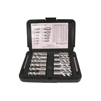 Jancy Slugger High Speed Steel Annular Cutter Set (11 Piece), Uncoated ...