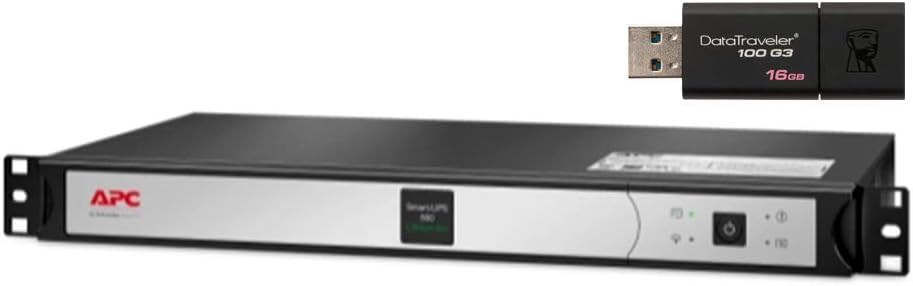 Amazon.com: APC Smart-UPS SCL500RM1UC Rack Mount UPS Bundle with ...