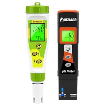 Digital pH Meter for Water and Hydroponics PPM and pH Meter: Amazon.com ...