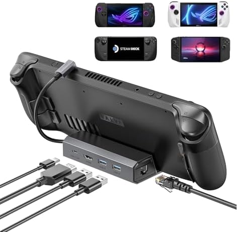 Amazon.com: Portable Steam Deck/Steam Deck OLED Dock: NewQ 5-in-1 USB C ...