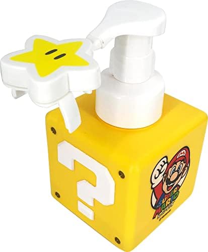 スーパーマリオ Super Mario Foaming Soap Dispenser 500ml Red with Yellow ...
