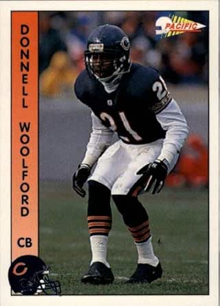 Amazon.com: 1992 Pacific #34 Donnell Woolford NFL Football Trading Card ...