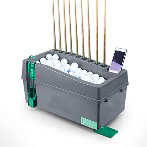 KIPEKE Golf Ball Dispenser, Golf Ball Automatic Pitching Machine with ...