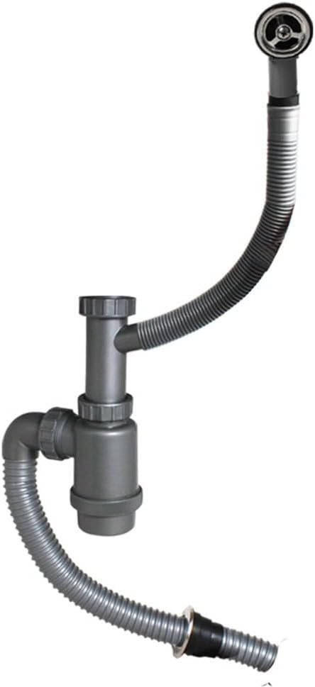 Sink Waste Pipe, Sink Overflow Kit, Kitchen Single Sink Pipe fittings ...