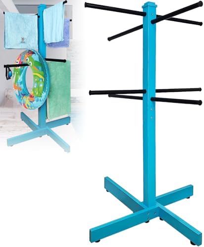 Amazon.com: Pool & Spa Towel Rack Premium Extra Tall Towel Tree Outdoor ...