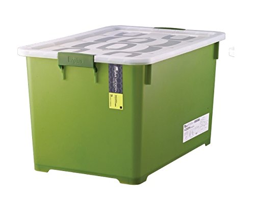 Buy Lock&Lock Inplus Modern Storage Box, 70 litres, Green Online at Low ...