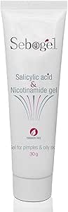 Amazon.com: Metrol Sebogel Salicylic Acid & Nicotinamide Gel for ...