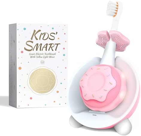 Amazon.com: Kids Electric Toothbrushes Rechargeable, Check in LED Light ...