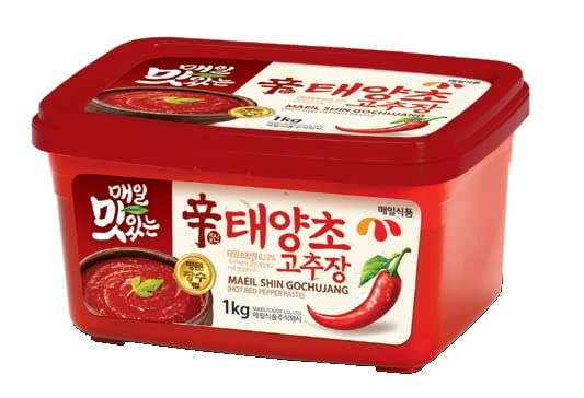 Maeil Shin Gochujang Doenjang Korean Hot Red Paste Paste 1kg : Amazon ...