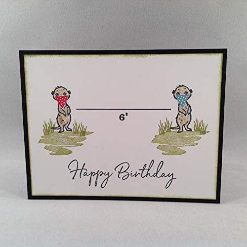 Amazon.com: Social Distancing Birthday Card : Handmade Products