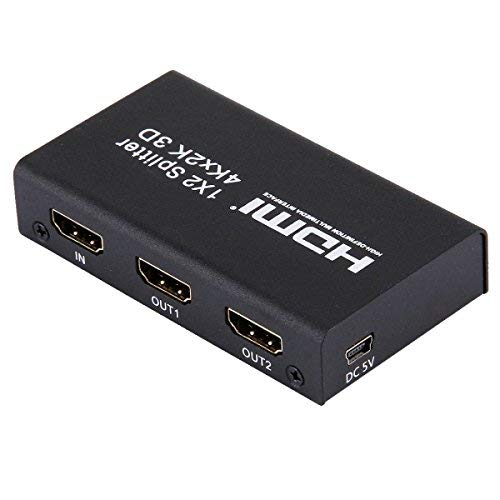 Microware 1x2 3D HDMI Splitter 1 in 2 Out Digital 2 Port Signal ...