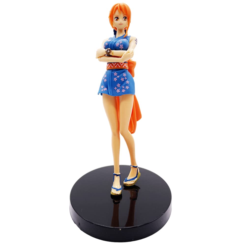 Buy Hilloly One Piece Kimono Nami Figures Ornaments, 1 PCS One Piece ...