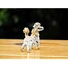 Amazon.com: Handmade Mini 2" Poodle Dog Figures Blown Glass Art ...
