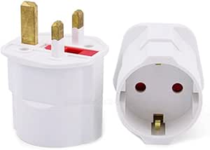 Amazon.com: Spare Part for 3 Pin UK Standard to 2 Pin EU Standard ...